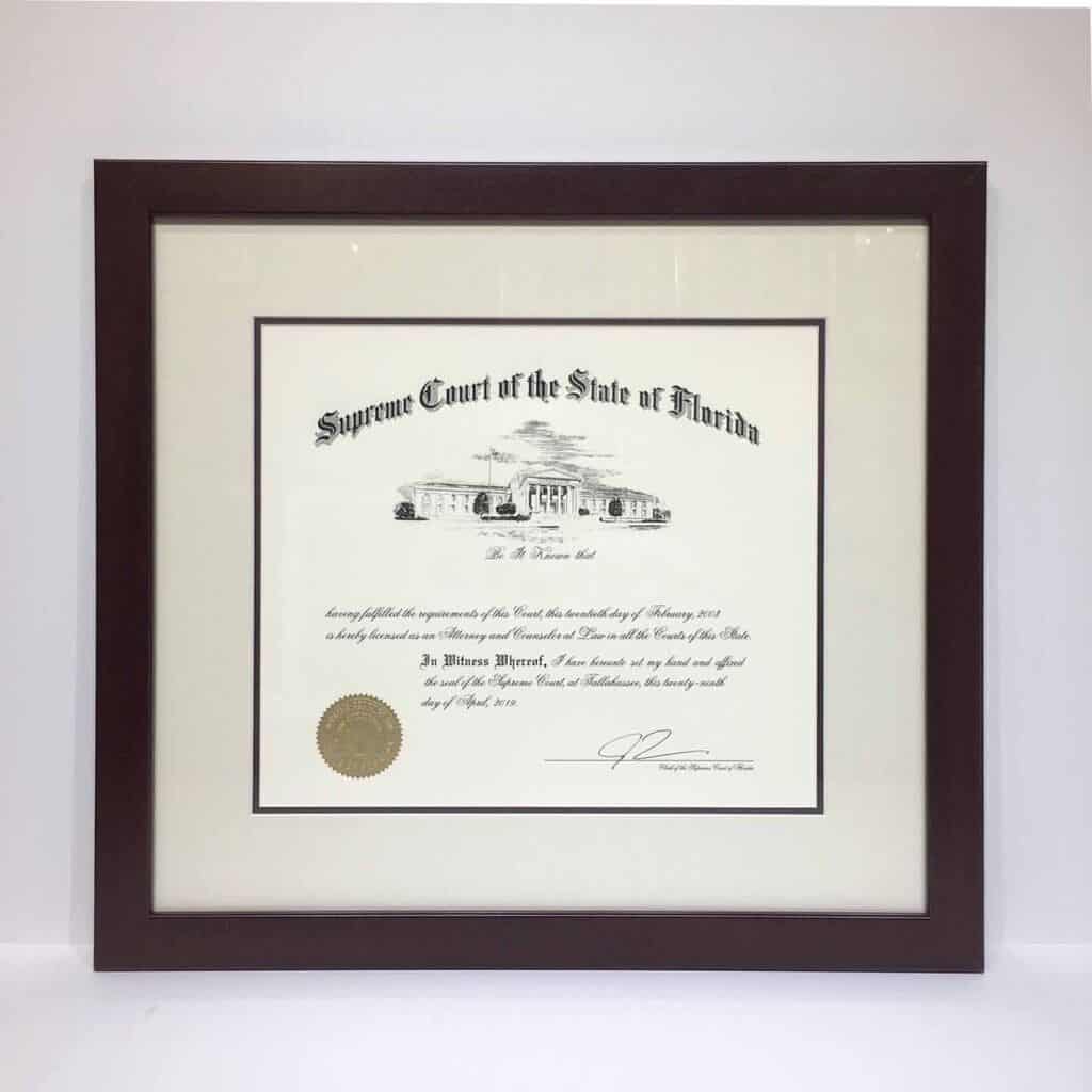 How To Frame Your Diploma To Last A Lifetime
