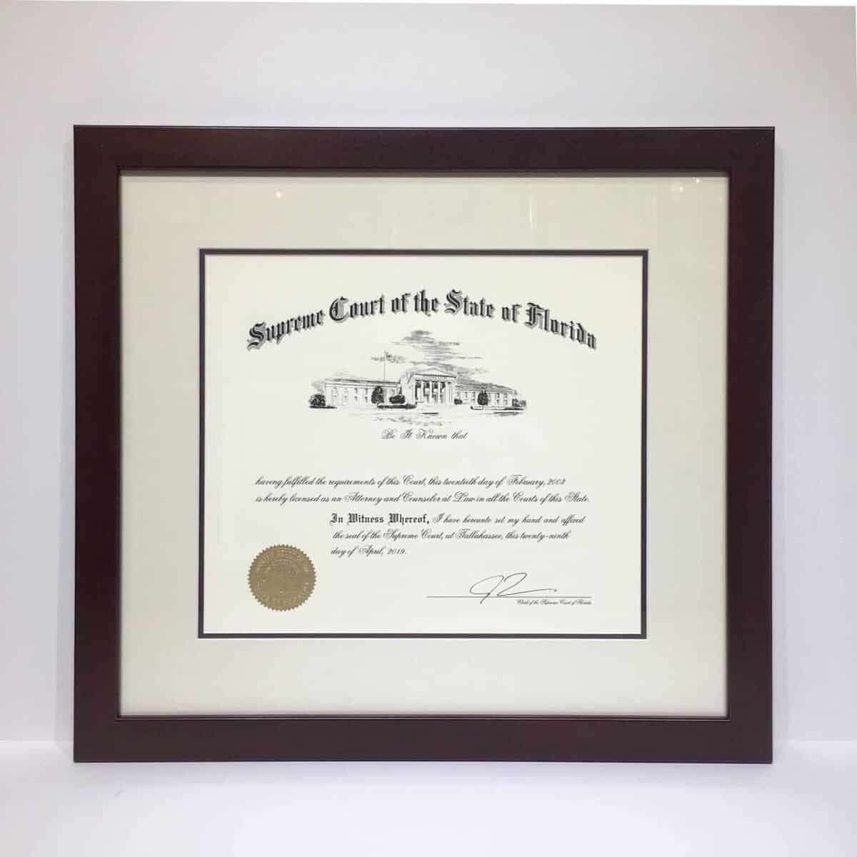 How To Frame Your Diploma To Last A Lifetime