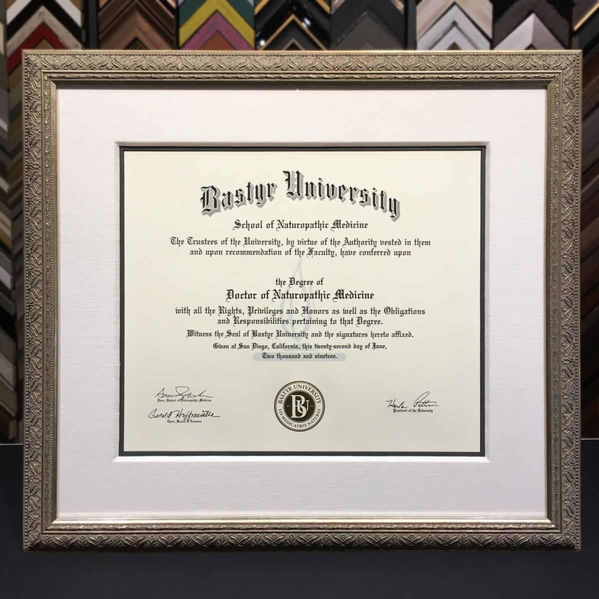 How To Frame Your Diploma To Last A Lifetime